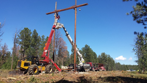 High Voltage Transmission Line Construction - Brink Constructors