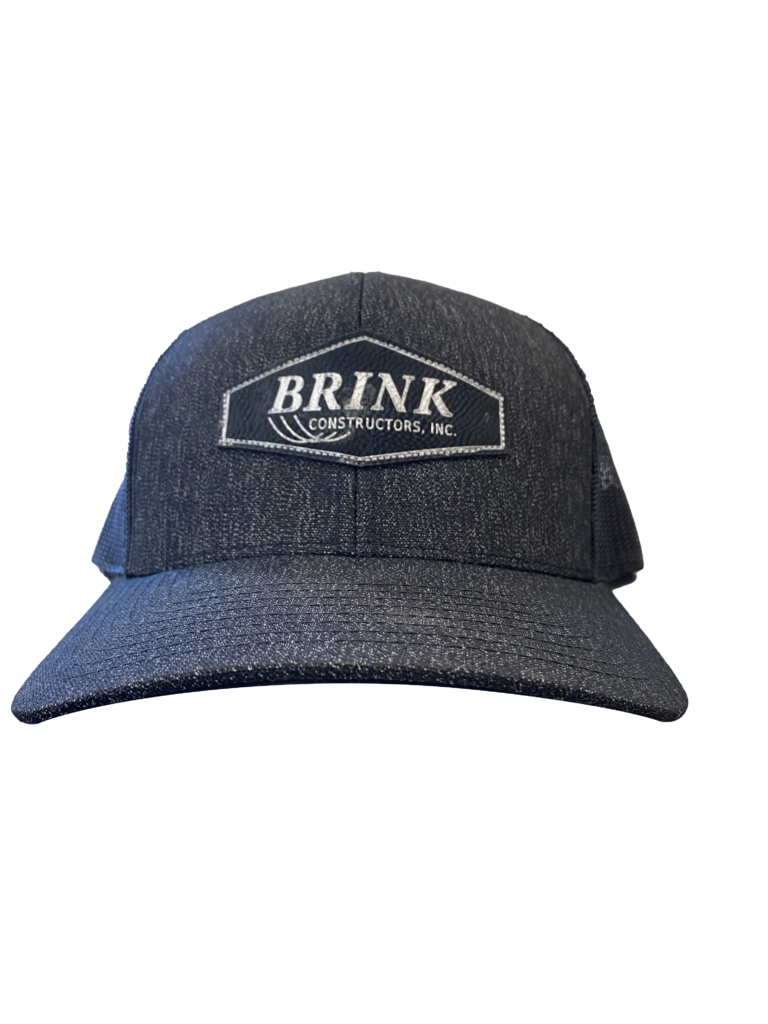 Black w/Black Logo – Black Mesh Snap Back - Brink Constructors